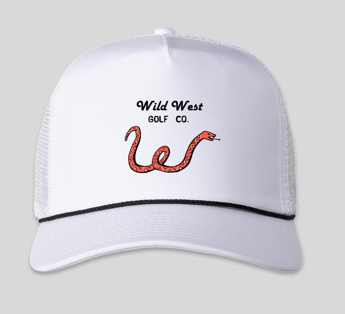 Snake Formed Trucker Hat – Wild West Golf Co.